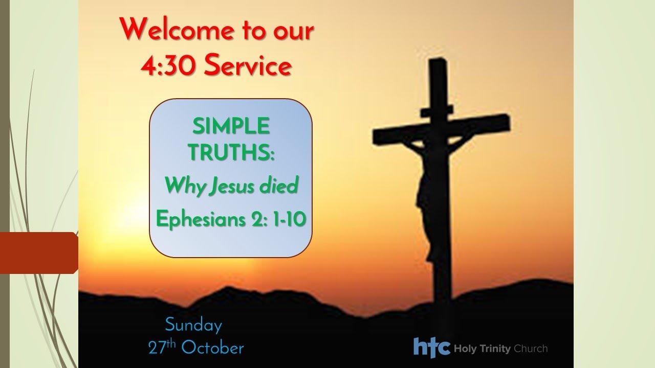 27th October 2024 - 4.30pm Service - YouTube