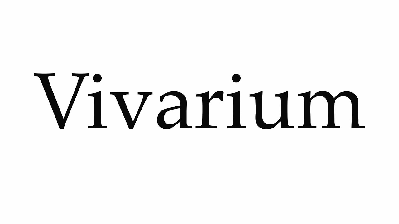 how-to-pronounce-vivarium-youtube