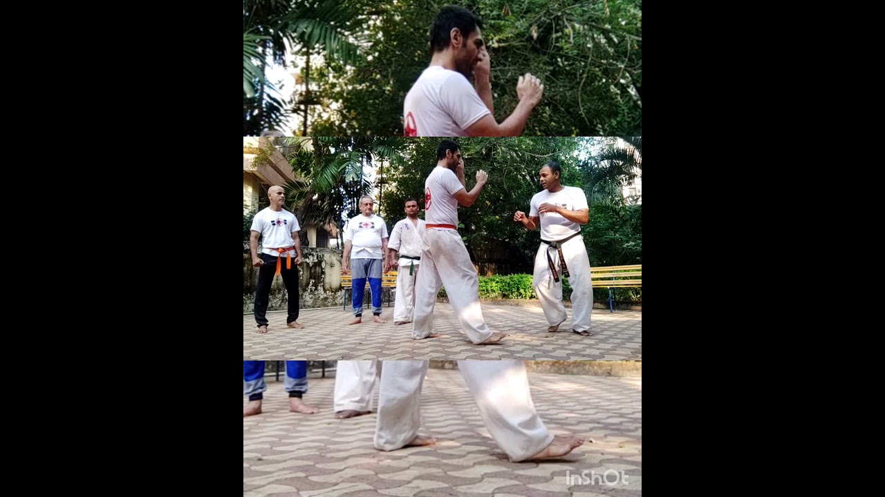 kyokushin Ushiro Mawashi Geri (rotating roundhouse kick) - YouTube