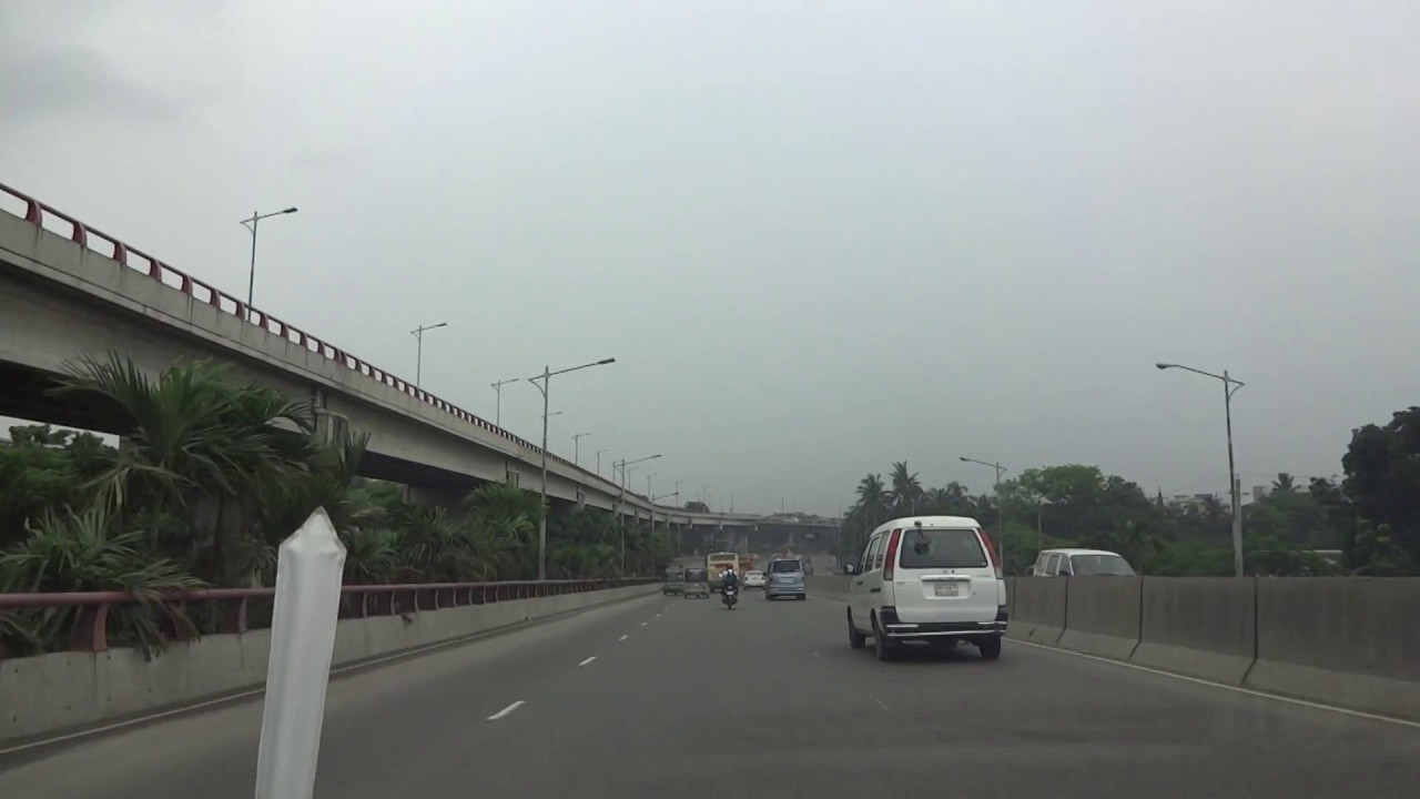 Dhaka City Drive - Mirpur Banani Flyover - Banani - Bangladesh - YouTube