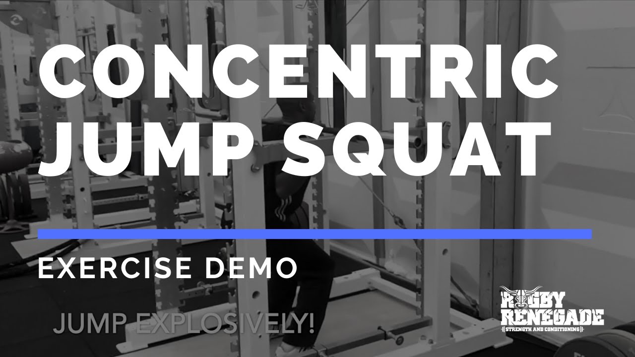 Concentric Jump Squat: Exercise Demo - YouTube