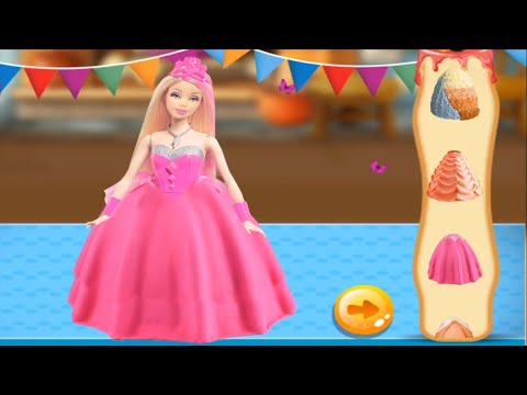Doll Cake Maker - Barbie Cake Making Games - YouTube