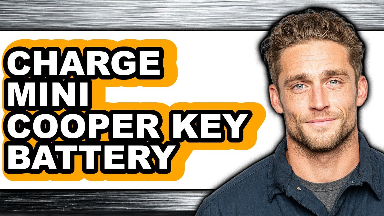 How To Charge Mini Cooper Key Battery - Easy Guide - YouTube
