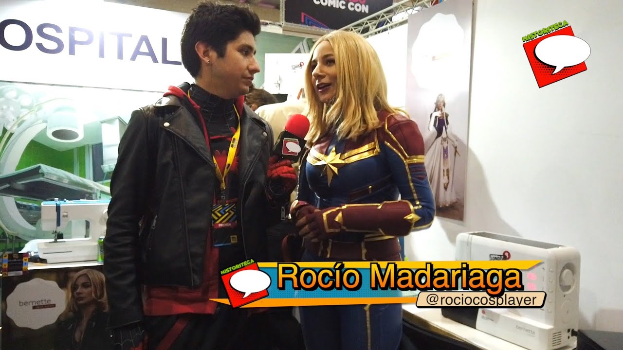 Rocío Cosplayer en Comic Con Chile 2019 - Historitecadores - YouTube