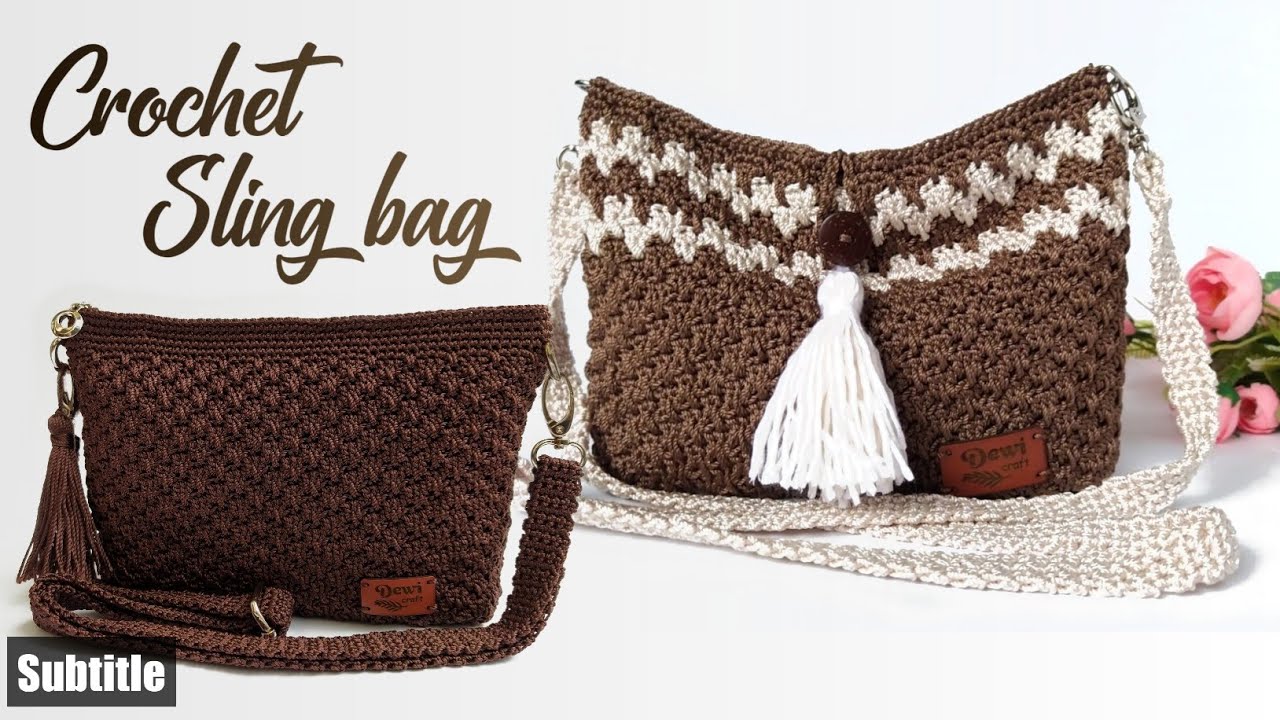 TAS RAJUT TERBARU MODEL MODERN - CARA MEMBUAT TAS RAJUT SELEMPANG YANG ...