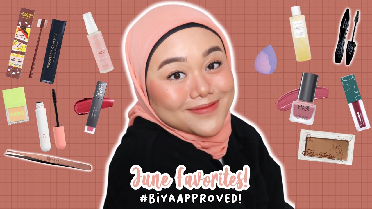MONTHLY (JUNE) FAVORITES + SIMPLE LOOK BY FATYA BIYA - YouTube