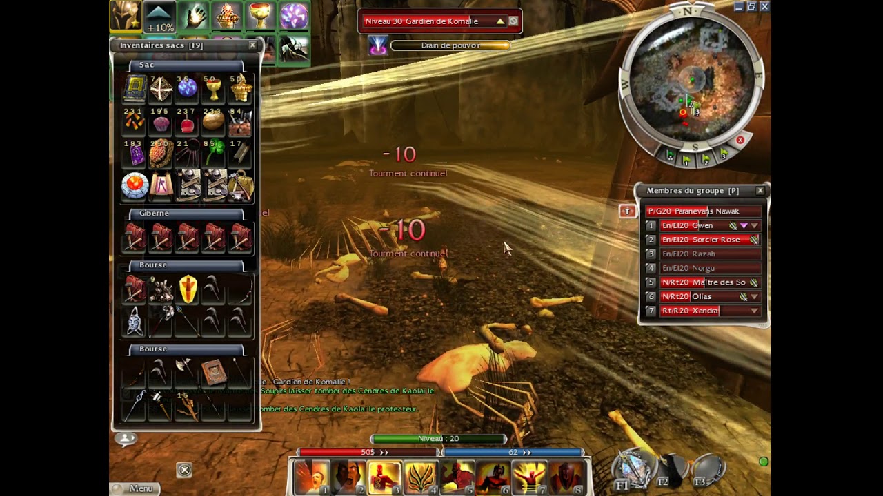 Guild Wars DoA HM La Fury 7 héros - YouTube