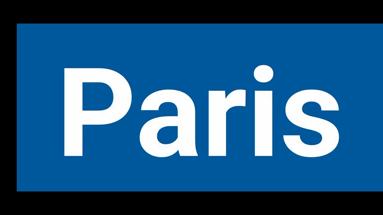 How To Pronounce Paris | Pronunciation Of Paris | Pronounce Paris | How ...