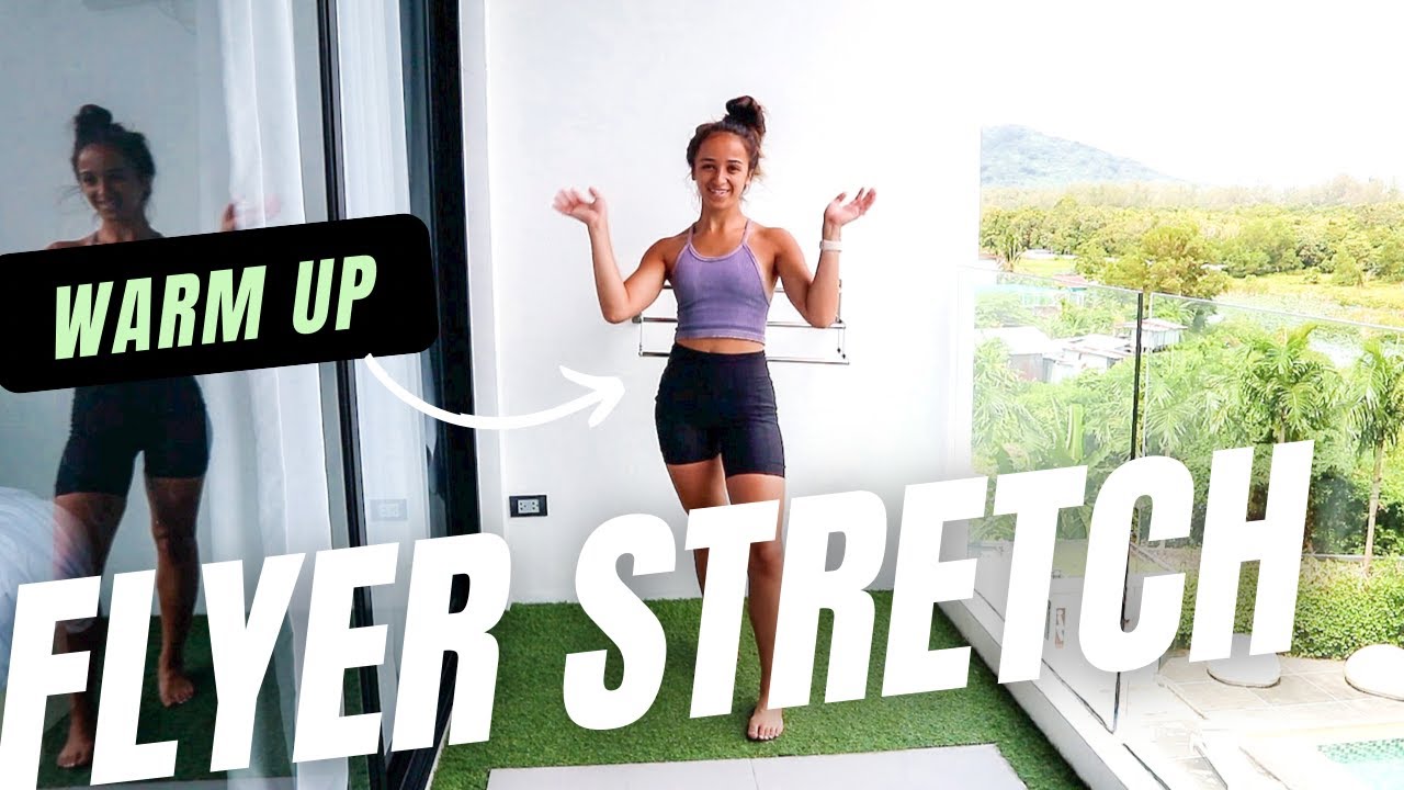 Flyer Stretch Class for Cheerleaders - YouTube