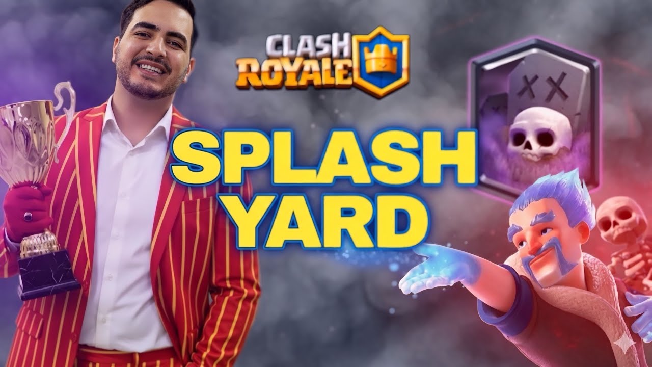 Esse deck É PURO CONTROLE! Dominei a ladder com o Splashyard! Clash ...