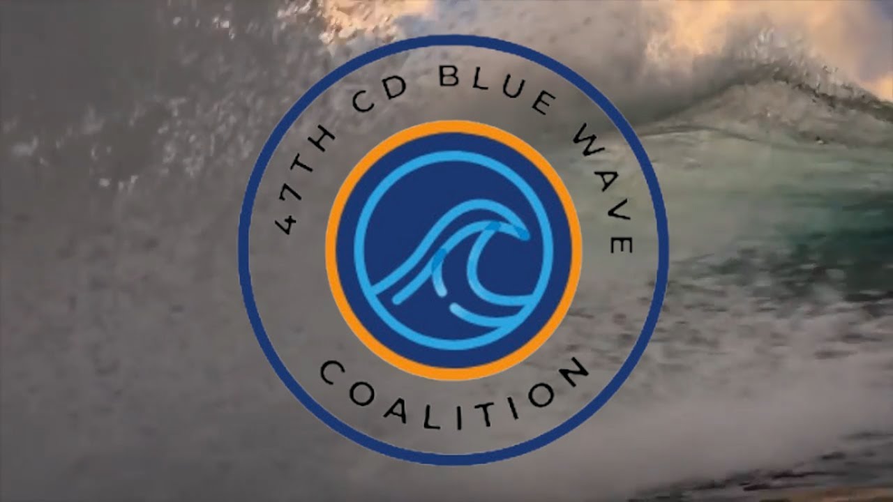 Blue Wave Coalition Rallies Democrats in Newport Beach - YouTube