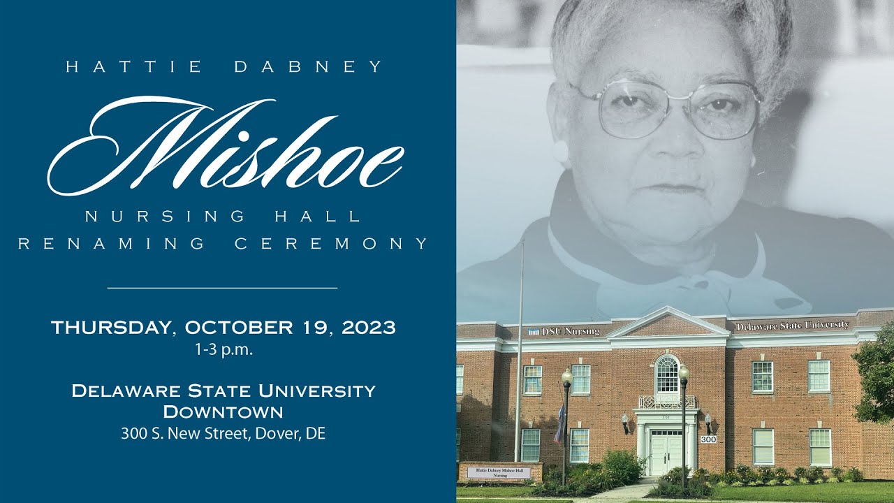 Hattie Dabney Mishoe Nursing Hall Renaming - YouTube