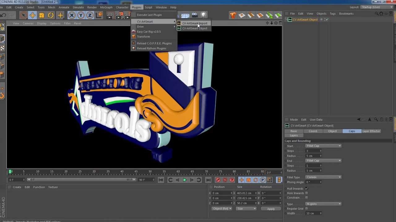 Tutorial plugin ArtSmart (C4D) - YouTube