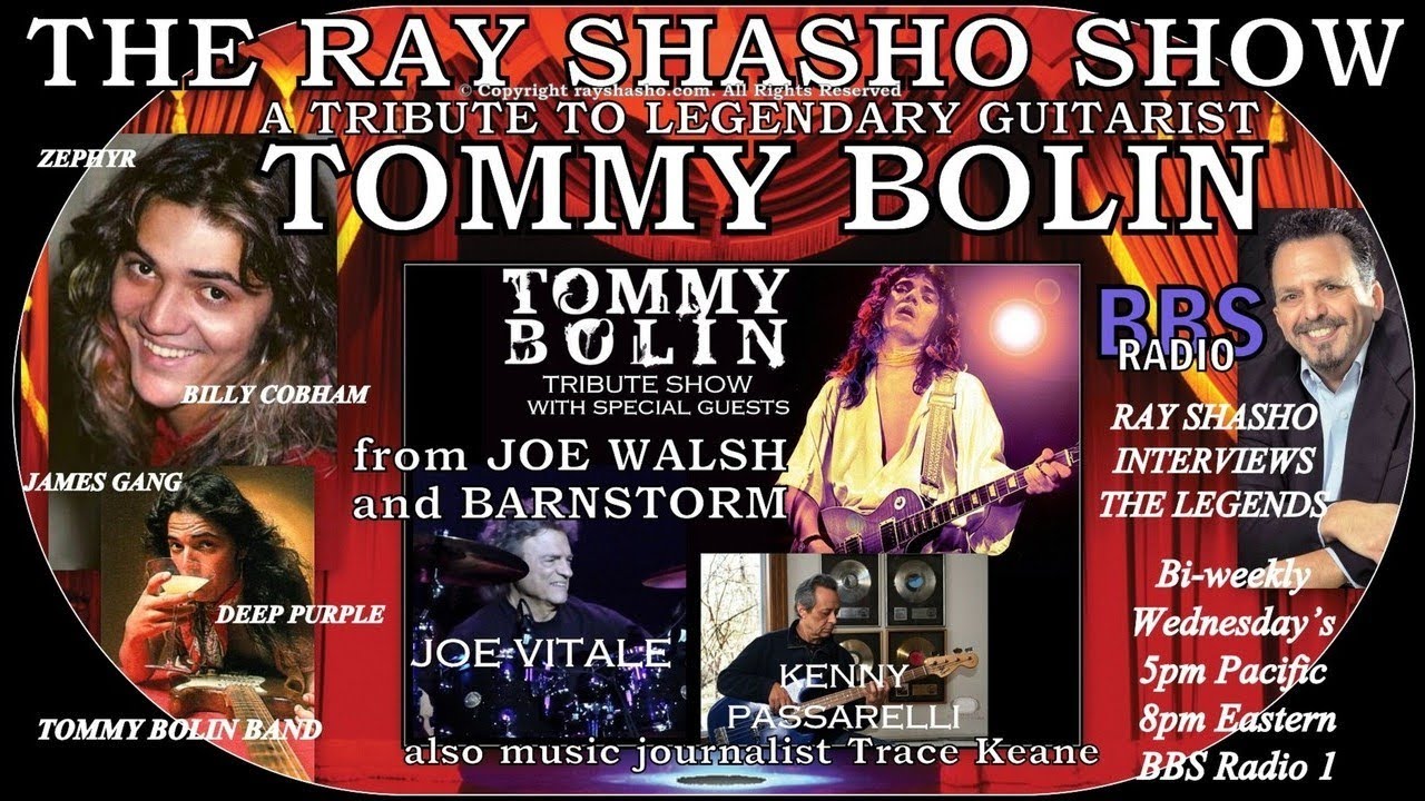 TOMMY BOLIN Tribute w/Joe Vitale & Ken Passarelli - YouTube