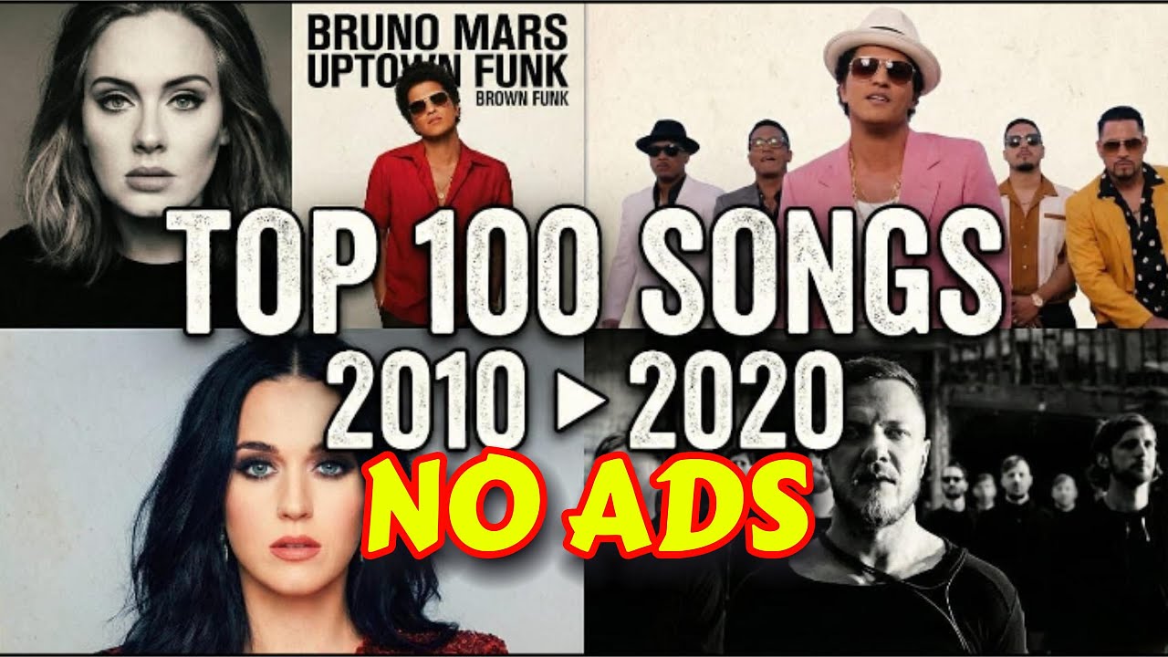Top Hits 2010–2020 | Best Songs of the Decade | 4K (NO ADS) #topsongs # ...