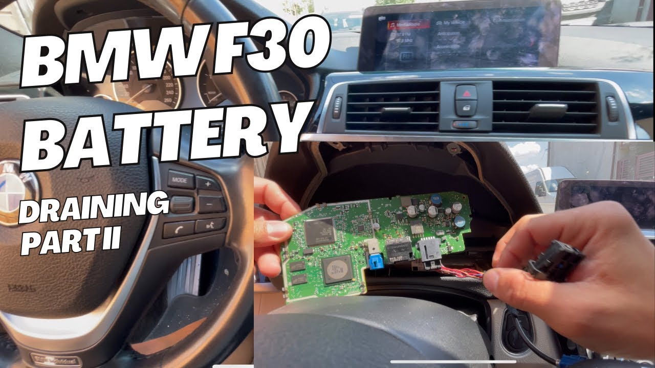 BMW F30 2018 - battery draining - PART II - YouTube