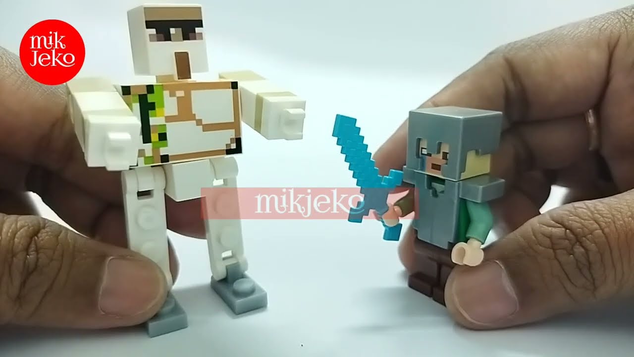 Lego Iron Golem And The Explorer Jungle Abomination Tutorial Lego Minecraft Toys Moc 2022
