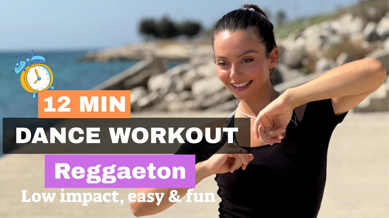 12 MIN DANCE WORKOUT Reggaeton | low impact | full body fat burn ...