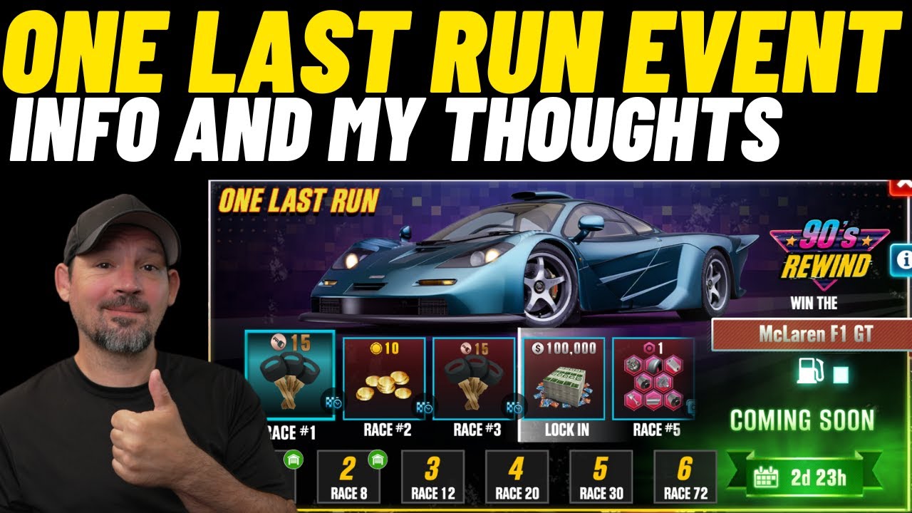 CSR2 One Last Run Event Overview and My Thoughts - YouTube