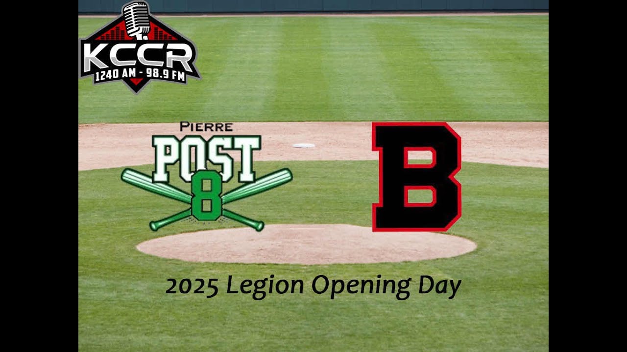 Pierre Post 8 vs. Brookings Bandits Legion Baseball Game 1 (5/29/25) - YouTube