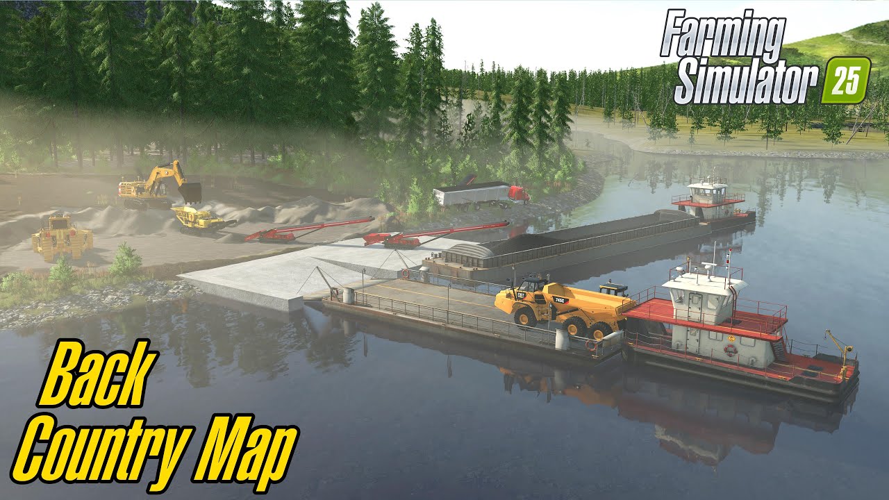 Farming Simulator 25 🚧 Back Country Map 🚧 Episode 16 - Mining Gameplay ...