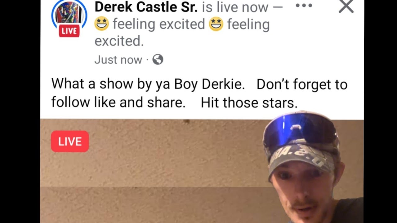 Derek Derkie Castle Facebook Live After The Grand Finalia with Derkie ...
