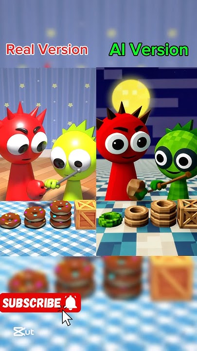 Donuts vs Burgers: The Showdown Do You like this AI version? #animation ...