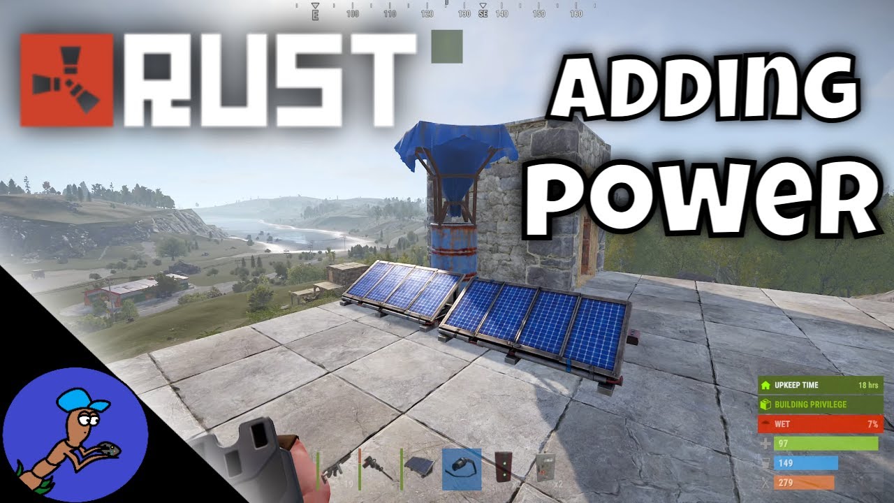 Bright Ideas Adding Solar Power to Our Rust Base - YouTube