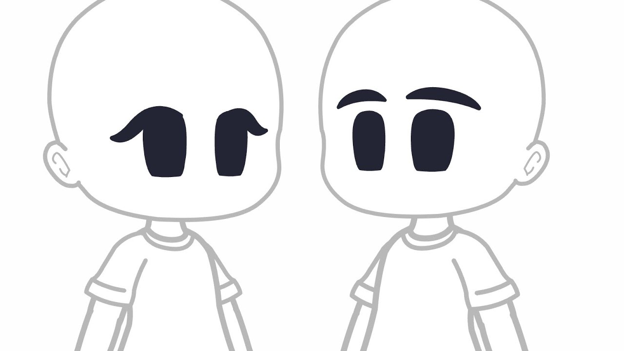 How to do BF and GF's eyes / Tutorial - YouTube