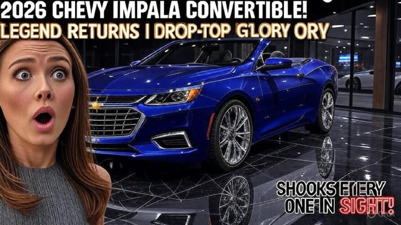 2026 Chevrolet Impala Convertible – You Won’t Believe This Comeback ...
