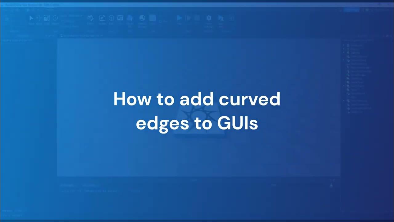 How to add curved edges to GUIs - YouTube