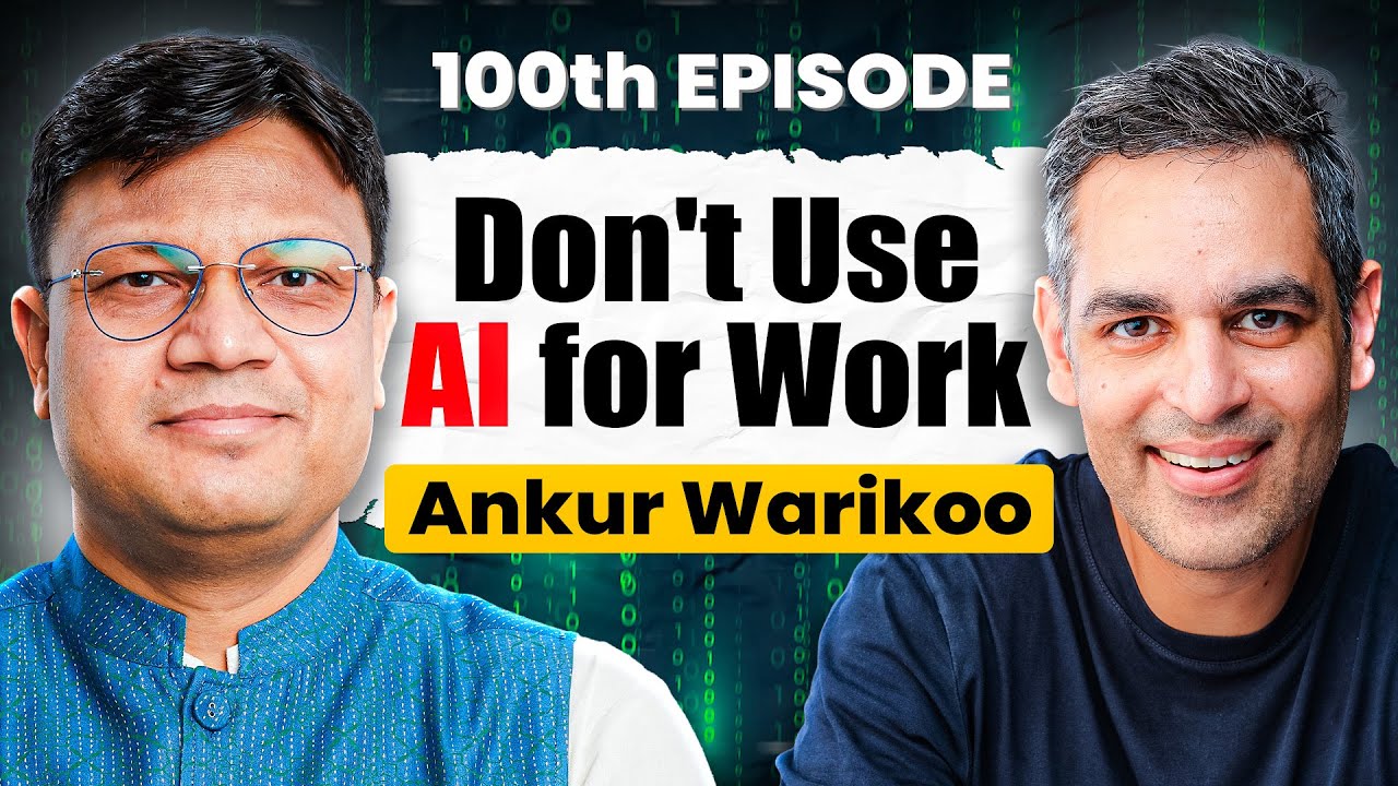 Ankur Warikoo's TOP TIP to Future-Proof Your JOB Skills in AI Era - YouTube