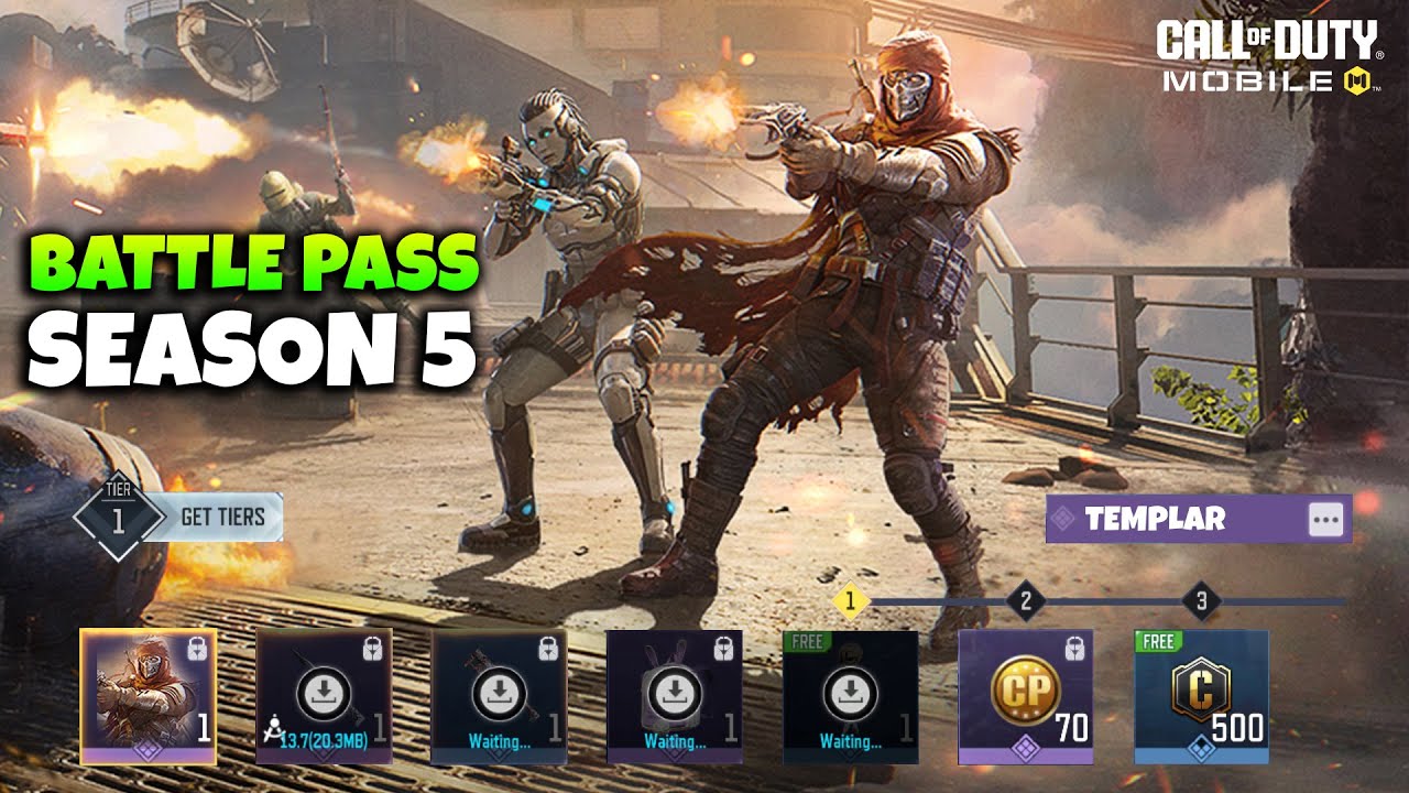 Season 5 Battle Pass All Characters & Guns 1-50 Rewards - Looks COD ...