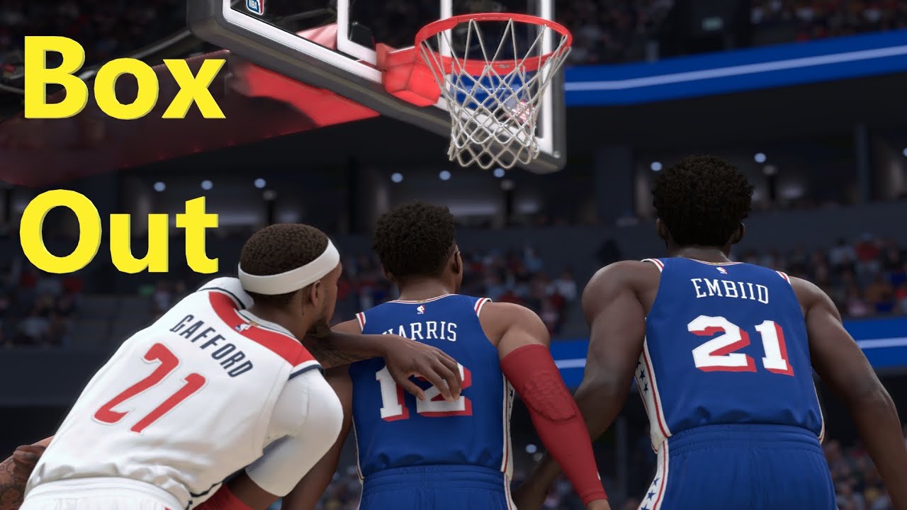 NBA 2k24 how to box out - YouTube