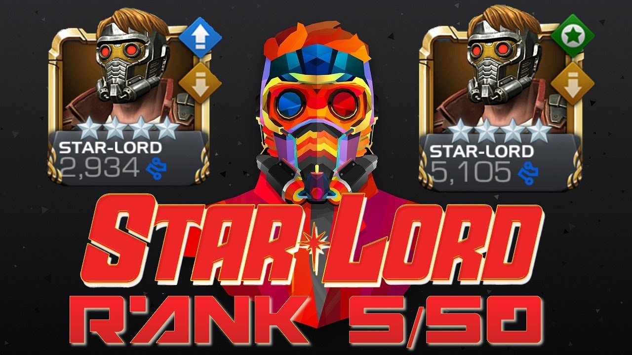 RANK 5 STAR LORD, YAY! [MARVEL CONTEST OF CHAMPIONS] - YouTube