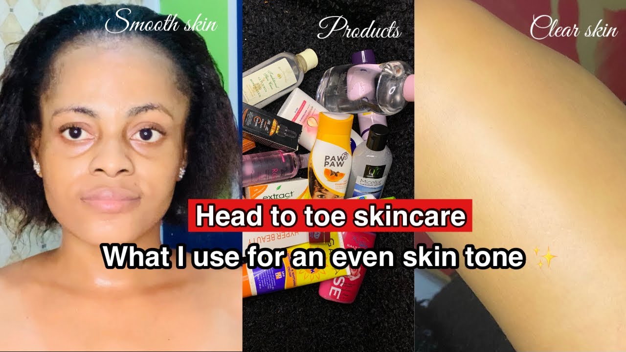 HOW TO GET A BRIGHTER AND EVEN SKIN TONE (from head to toe) |for all ...