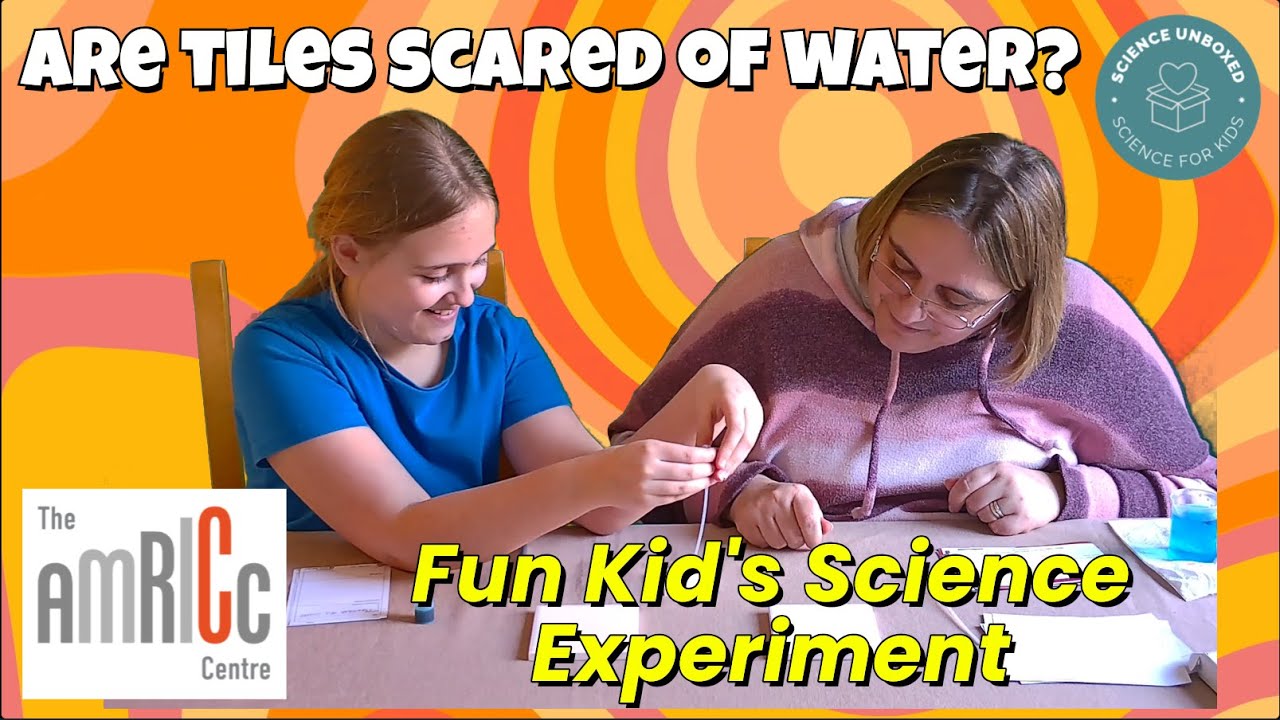 What Happens when Tiles are Scared of Water?! Amazing Science for Kids ...