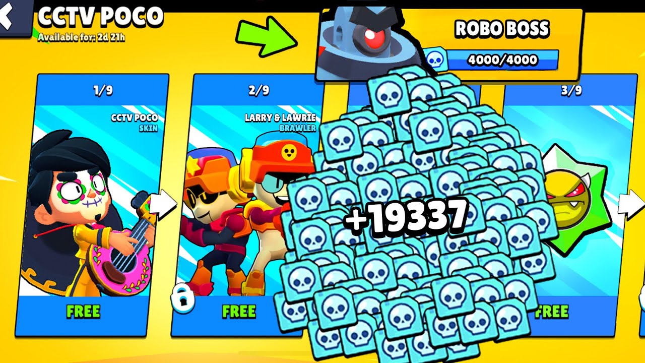 THE BEST GIFTS🎁 NEW FREE SKIN CCTV POCO😺 ️ I GOT NEW BRAWLERS AND MORE ...