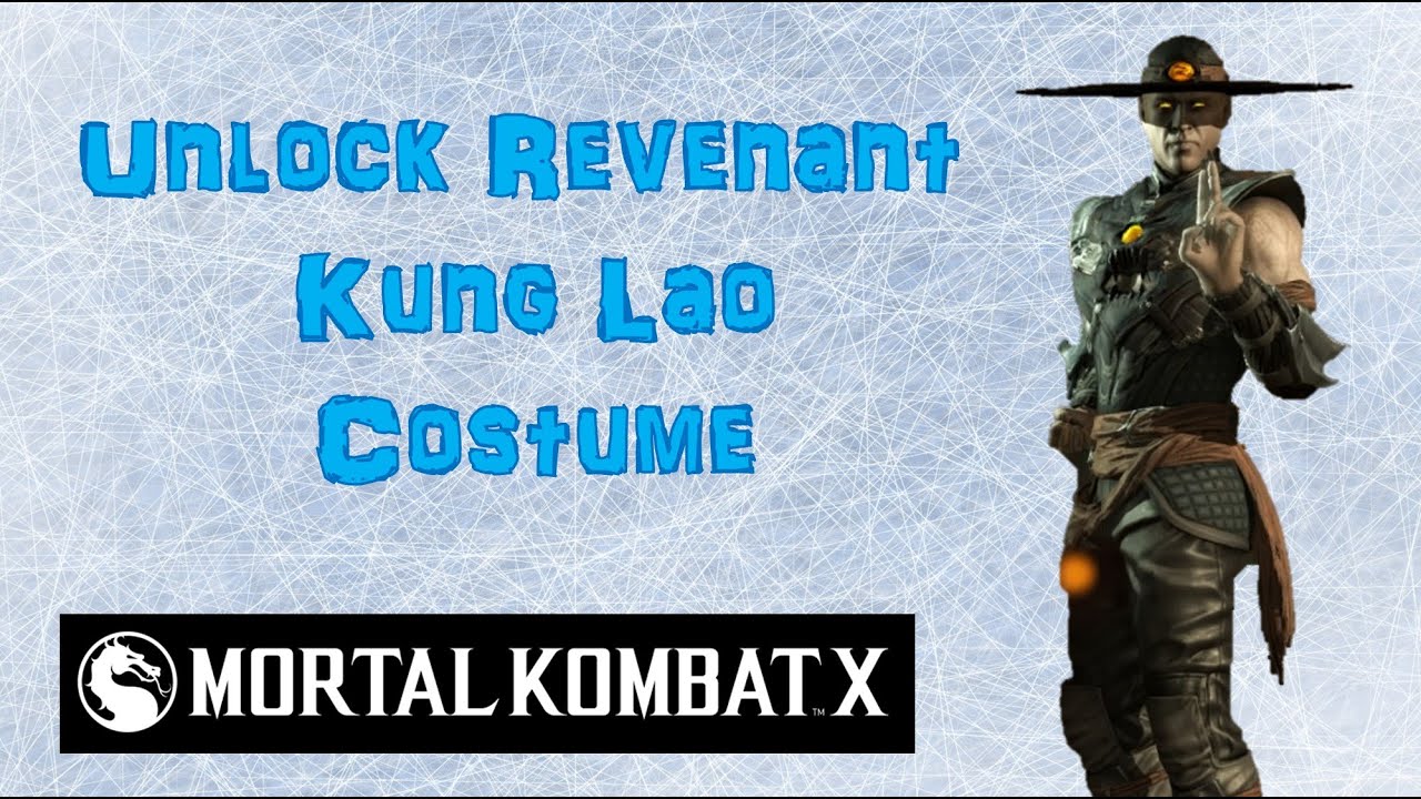 Unlock Revenant Kung Lao Costume - Mortal Kombat X - YouTube