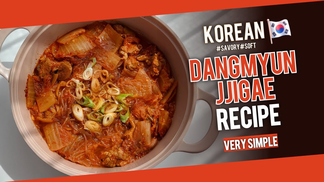 [Dangmyeon jjigae/Glass noodles soup] Easy korean glass noodles recipe ...