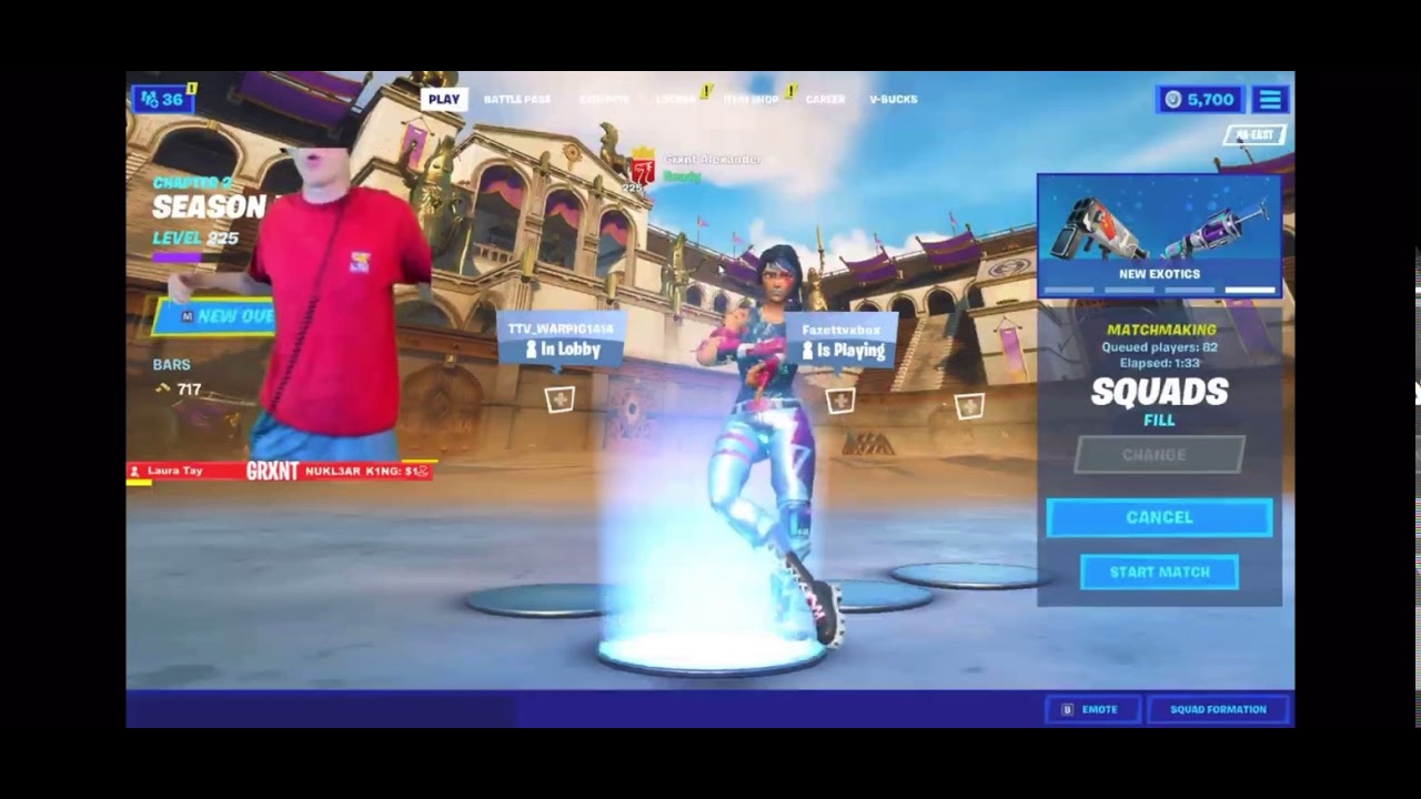 Grxnt dancing on stream - YouTube