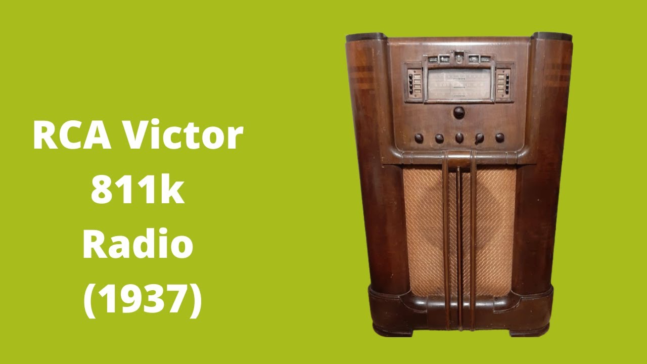 RCA Victor 1937 811k Floor radio - YouTube