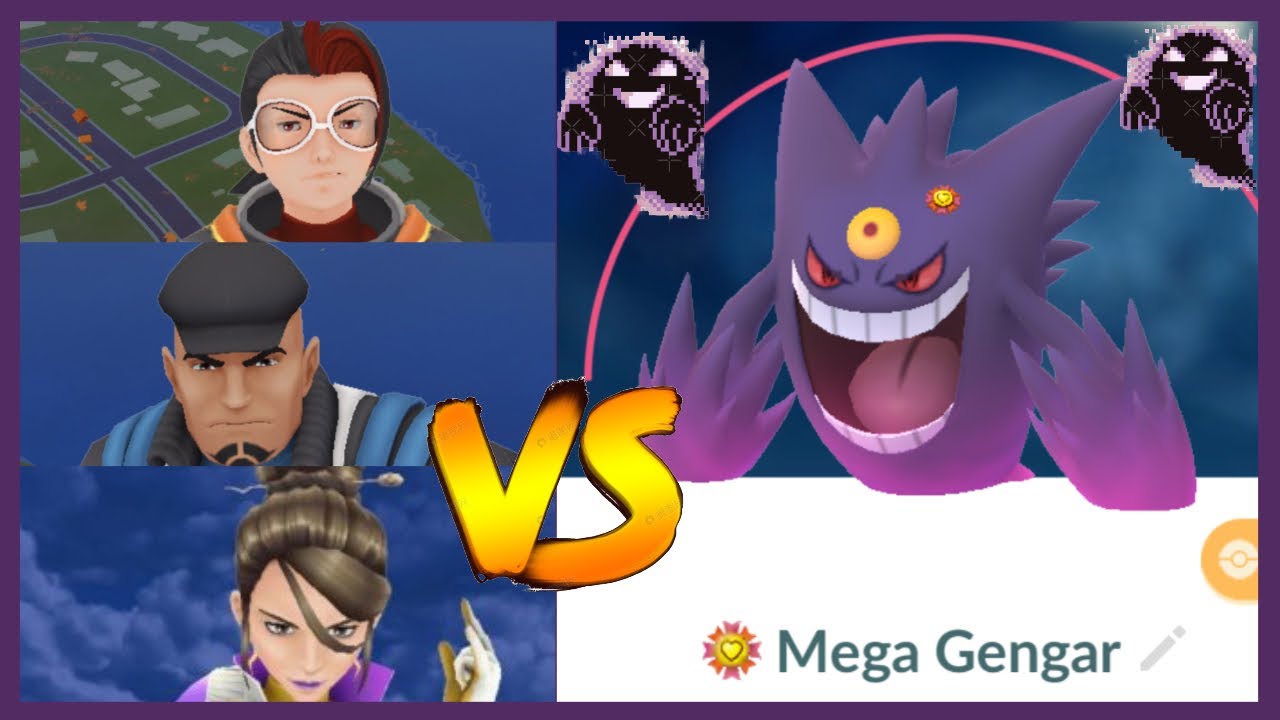 Mega Gengar Haunts the Team Rocket Leaders in Pokémon Go! - YouTube