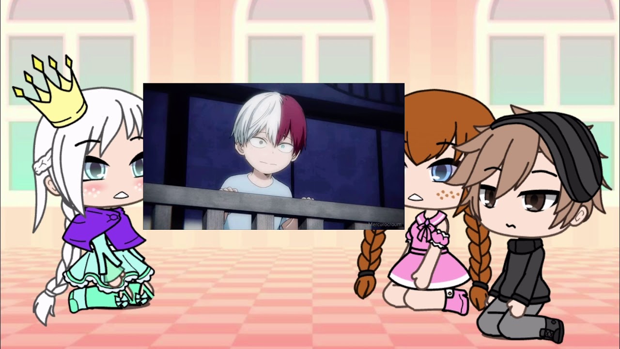 Elsa, Anna, and kristoph react to todoroki (weak) - YouTube