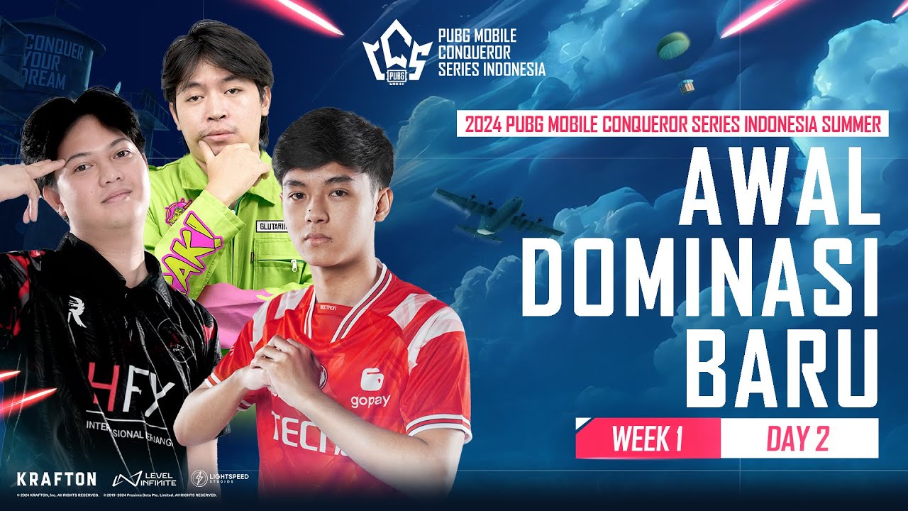 2024 PMCS Indonesia Summer W1D2 | AWAL DOMINASI BARU | PUBG MOBILE INDONESIA - YouTube