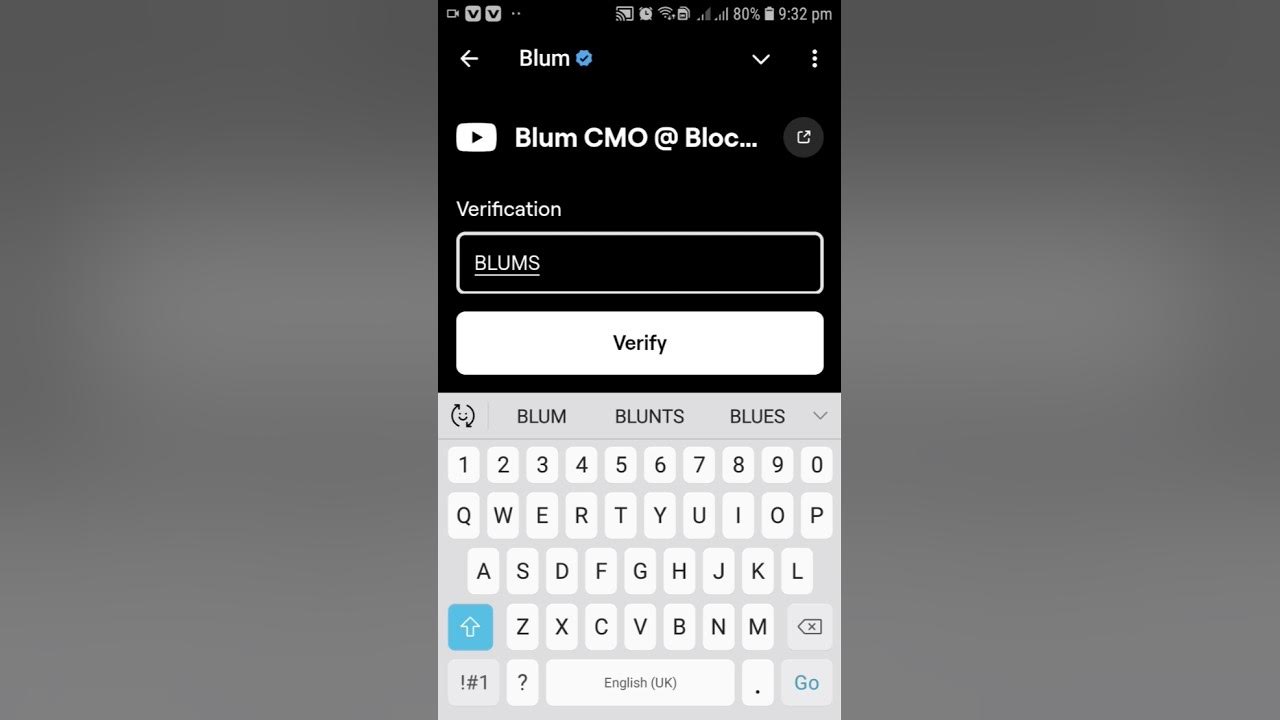Blum Airdrop Blum CMO @ Blockchain BLUM Code - YouTube