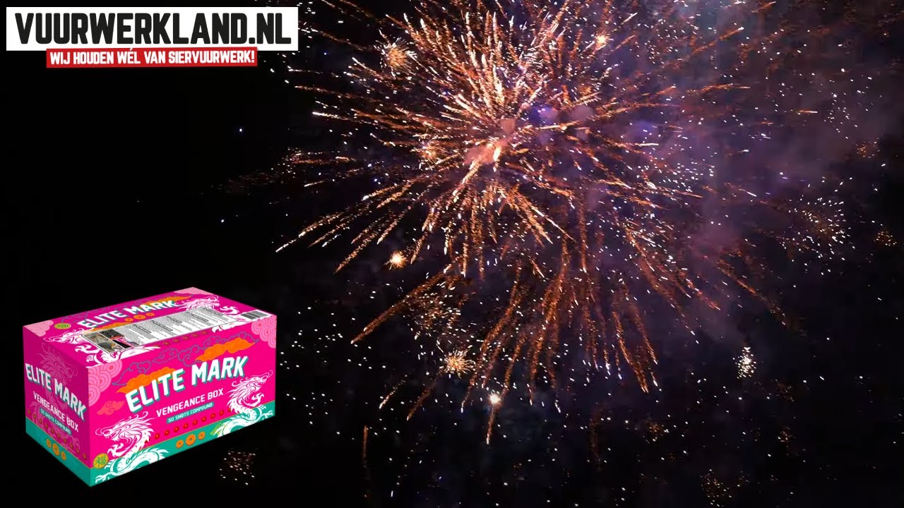 [4K] Wolff Elite Mark Vengeance Box / 2024-2025 Vuurwerk / Fireworks / Feuerwerk - YouTube