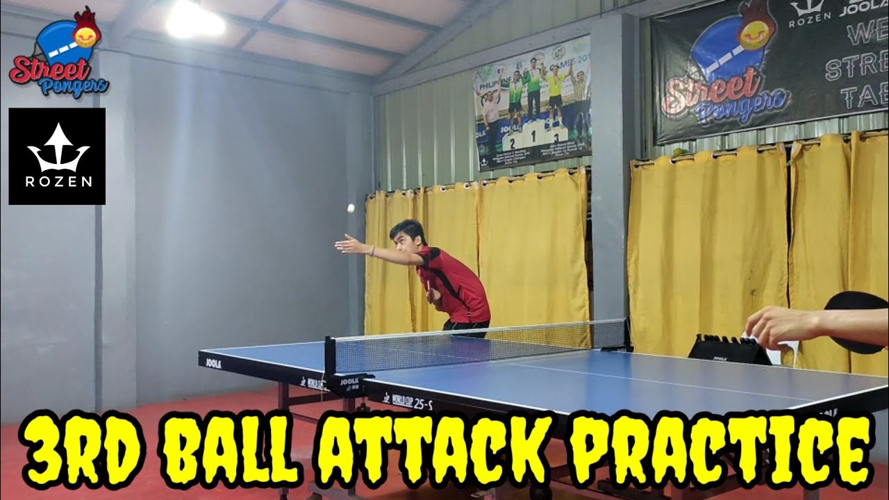 3rd Ball Attack Table Tennis Practice 2021 | Street Pongers - YouTube