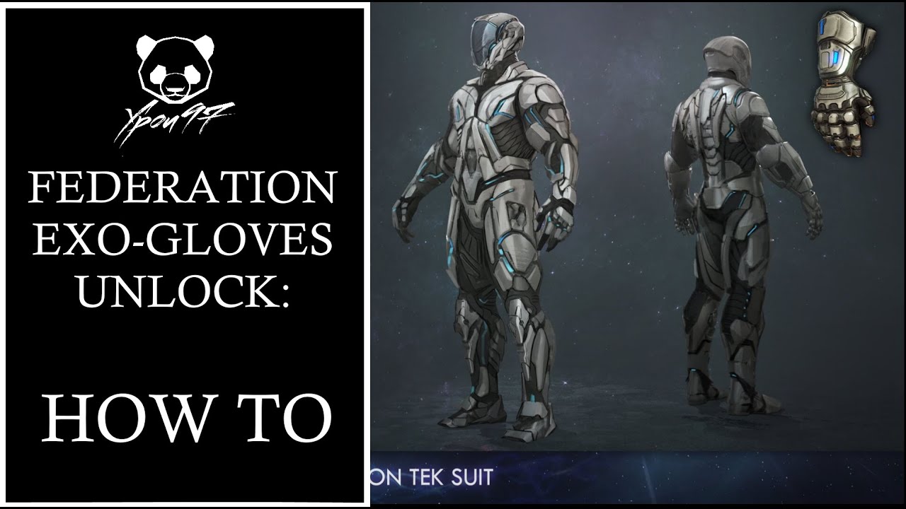 How to get the Federation Exo-Gloves Skin | ARK: Survival Evolved - YouTube