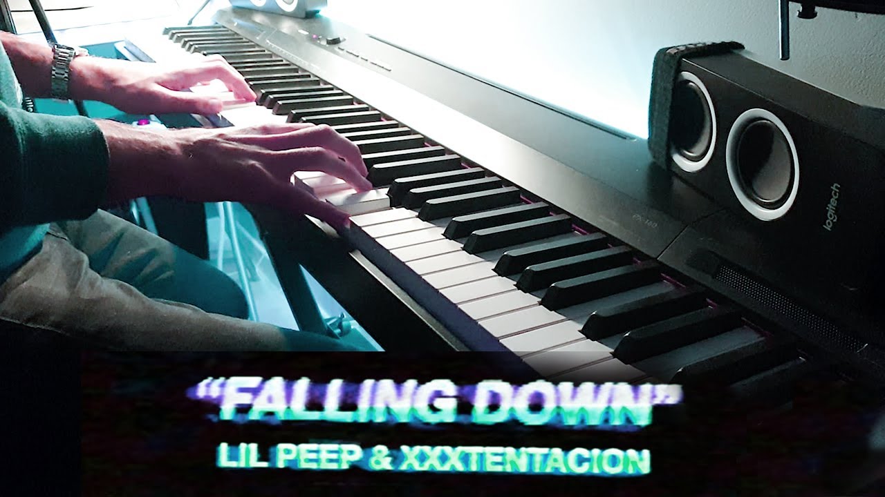 Falling Down (Lil Peep & XXXTENTATION) - Piano Cover - YouTube